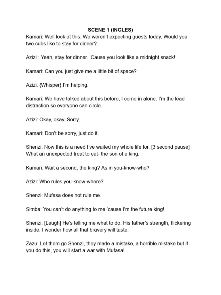 SCRIPT IN FILIPINO | PDF