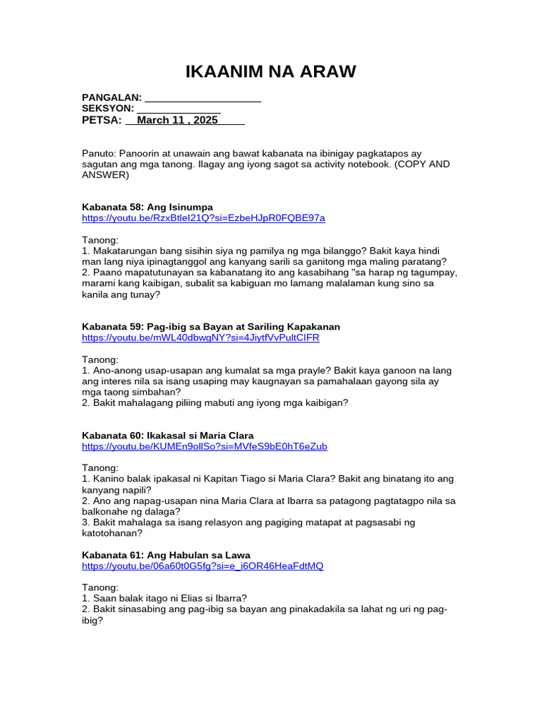 Day6 Aktibiti Blended Learning | PDF