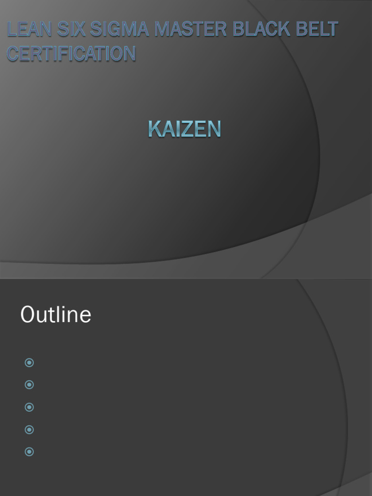 Kaizen and Pull | PDF | Lean Manufacturing | Inventory