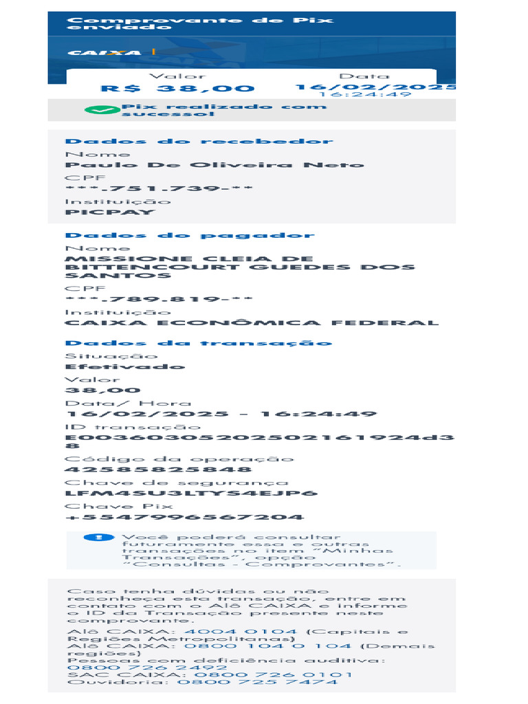 Comprovante2025 02 16 - 162506 | PDF