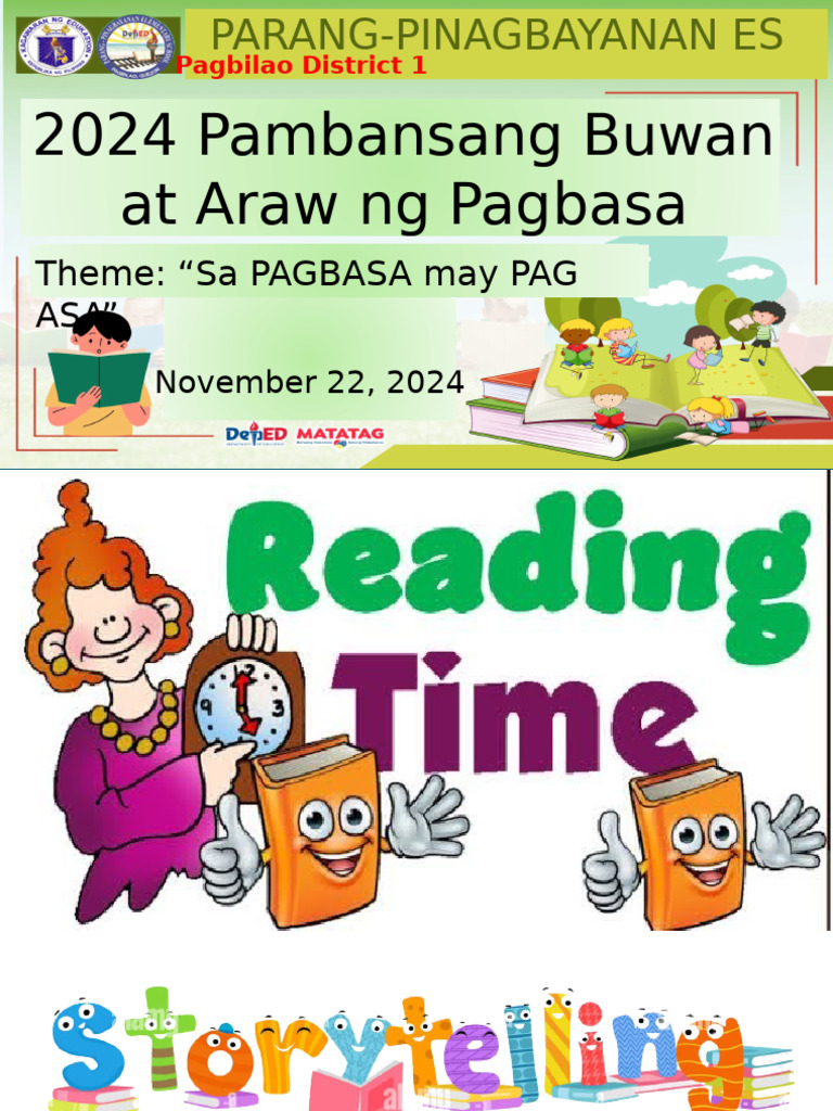 Pambansang Buwan at Araw NG Pagbasa 2024 | PDF