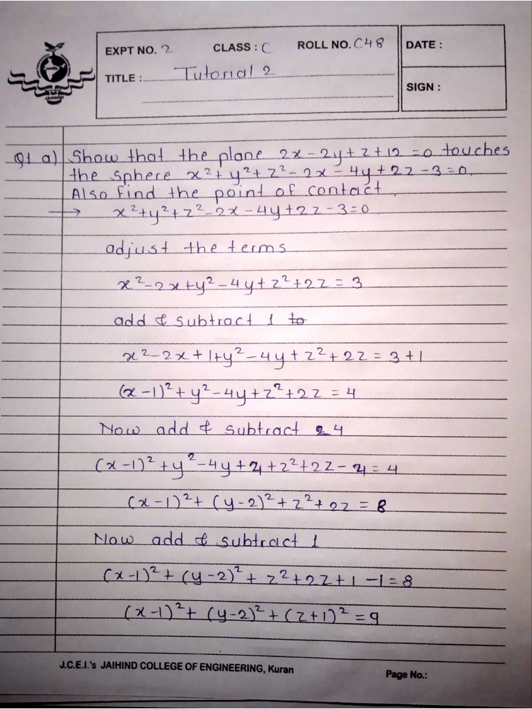 EM II Tutorial 2 | PDF