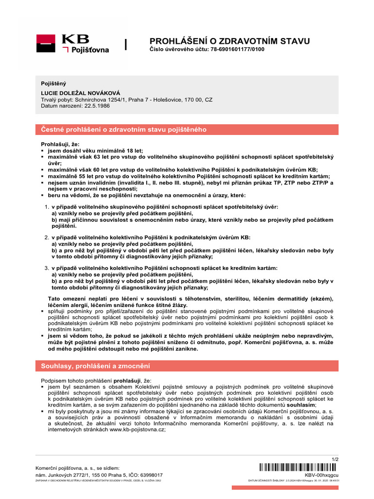 Health Declaration 1738223426957 | PDF
