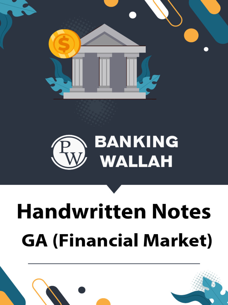 Financial Market - Handwritten Notes | PDF