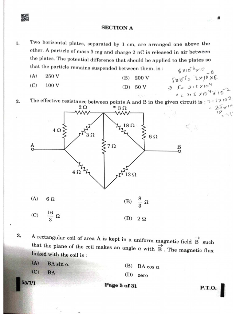 Physics Cbse 2025 | PDF