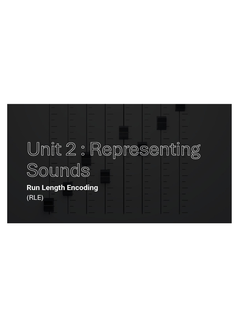Run Length Encoding for Image Compression | PDF | Data Compression ...