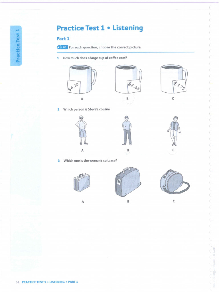 2020 OX Preparation A2 Ket Listening Test 1 | PDF