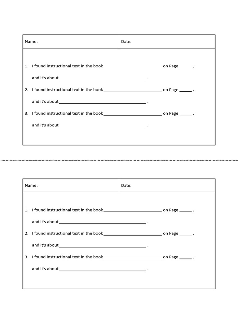 Instructional Text Findings Report | PDF