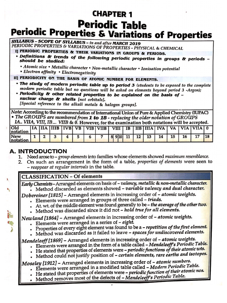GR 10 Periodic Properties Scan | PDF