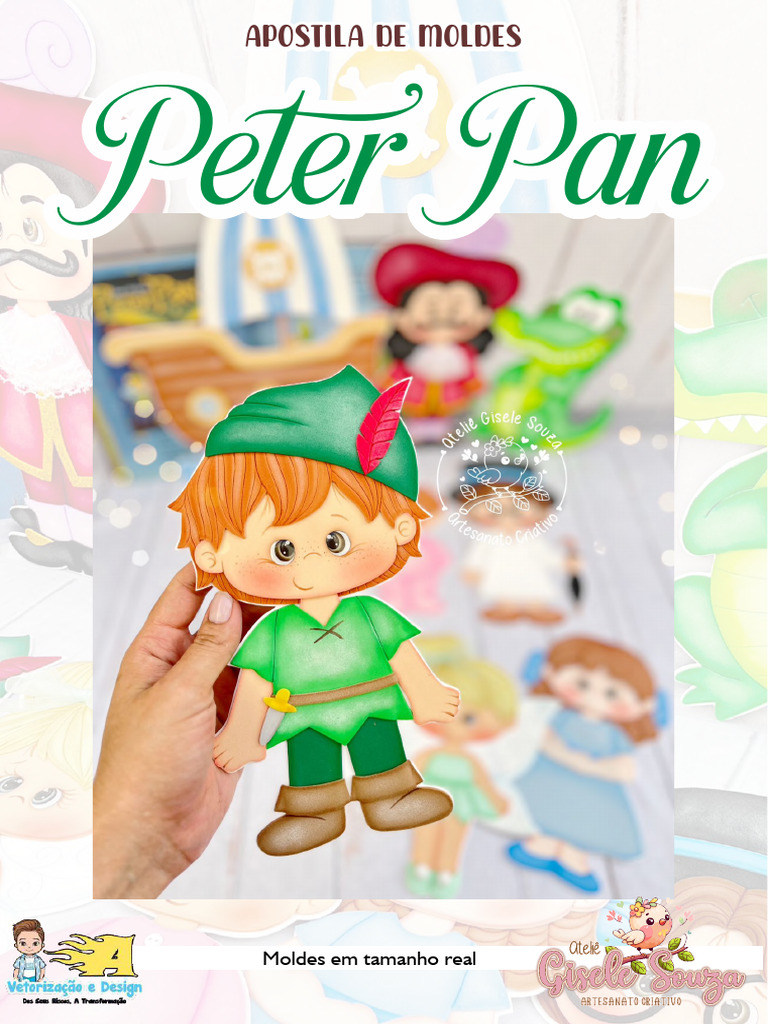 Moldes de Peter Pan para Impressão | PDF | Peter e Wendy | Cor