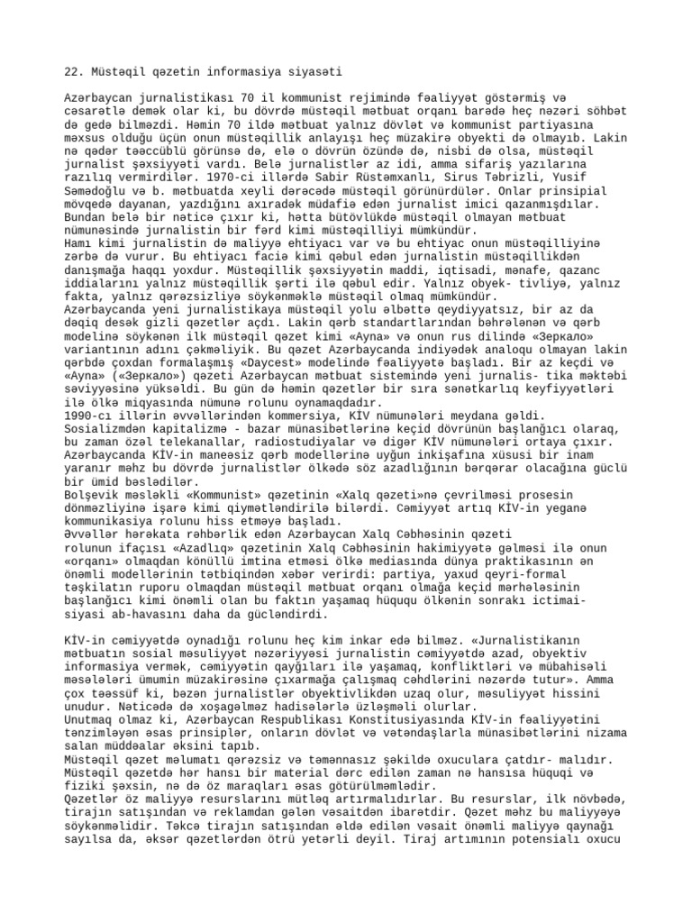 22 Sual Qezetin TIPI | PDF