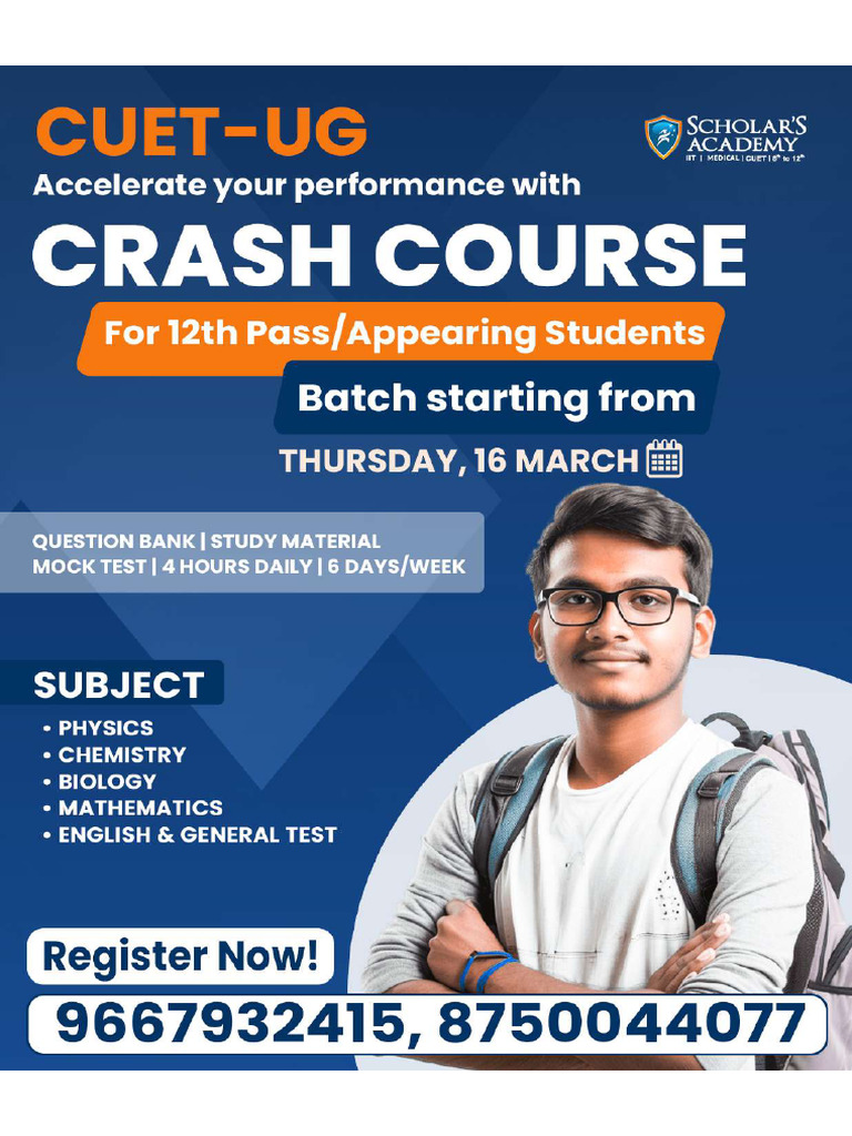 Crash Course CUET | PDF