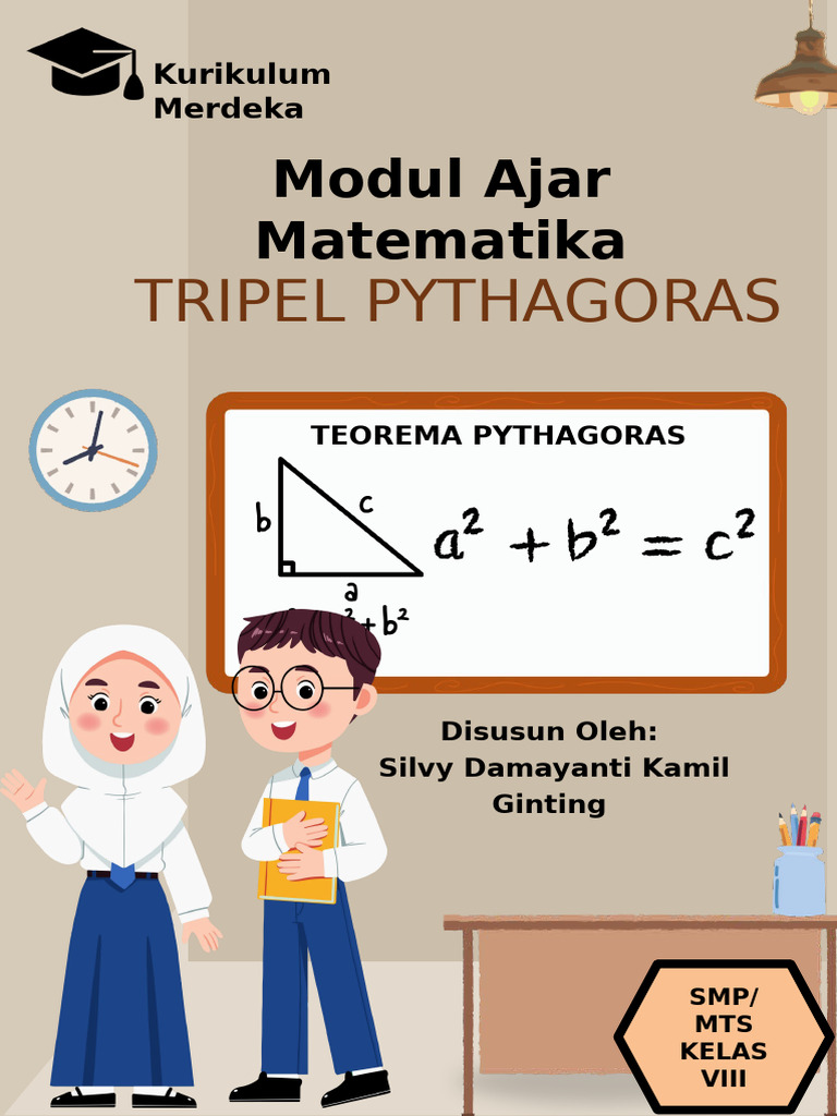 Modul Ajar Teorema Pythagoras MT | PDF