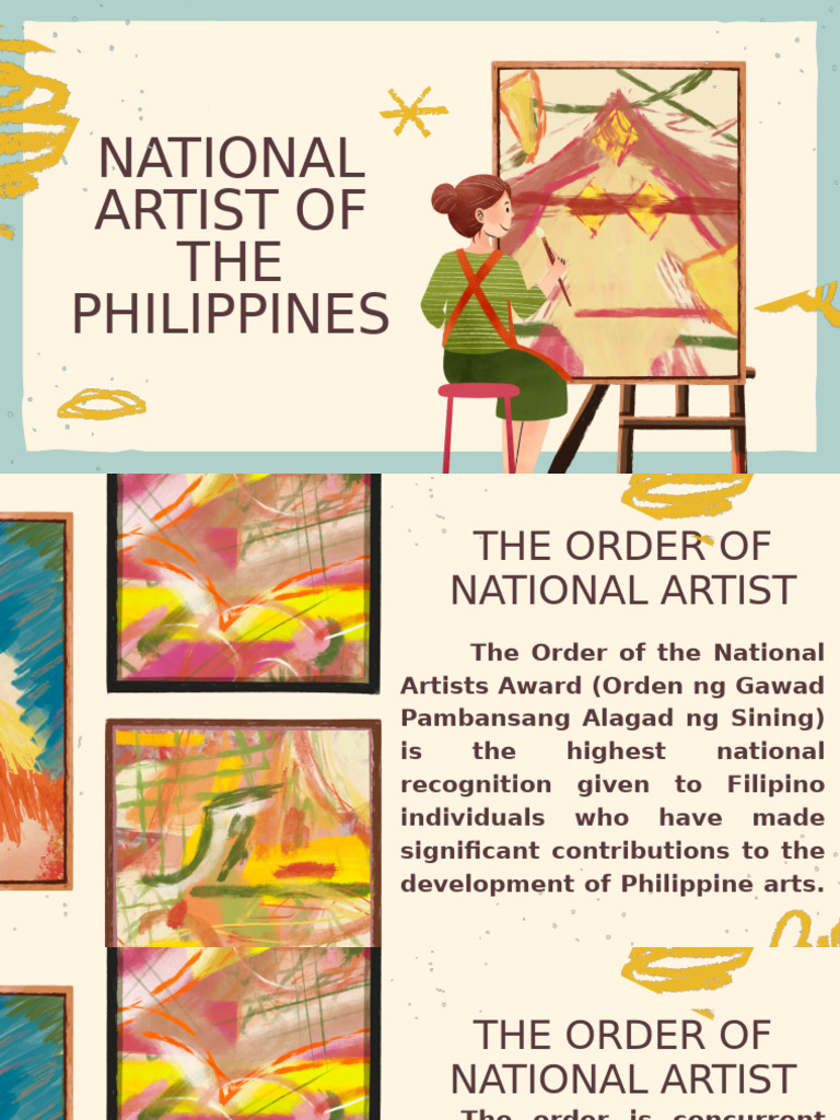 National Artist Proclamations Overview | PDF | Philippines