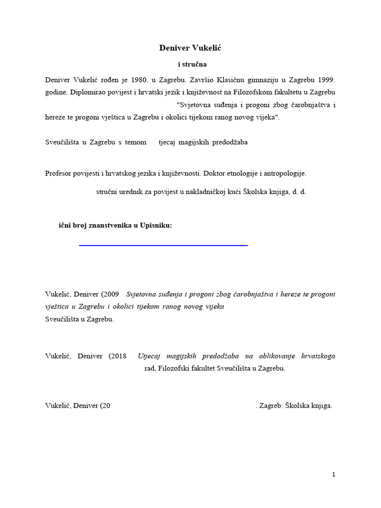 Deniver-Vukelic-znanstvena-biografija-2021 | PDF