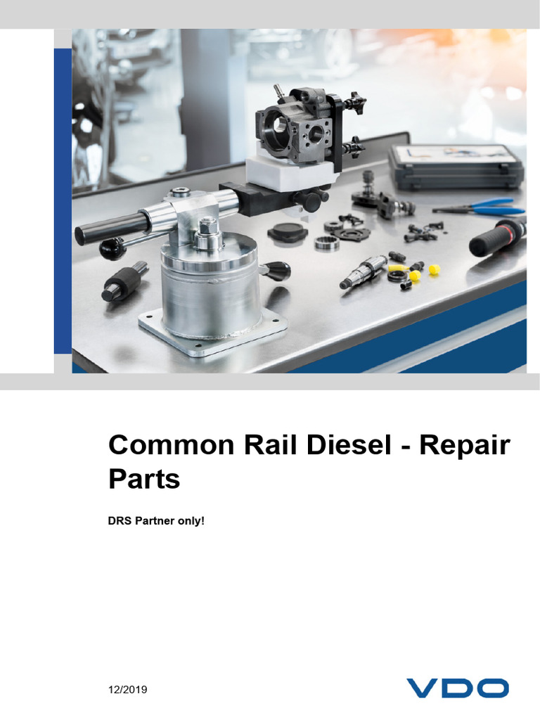 Common Rail Diesel Repair Parts Guide | PDF | Pump | V6 Engine