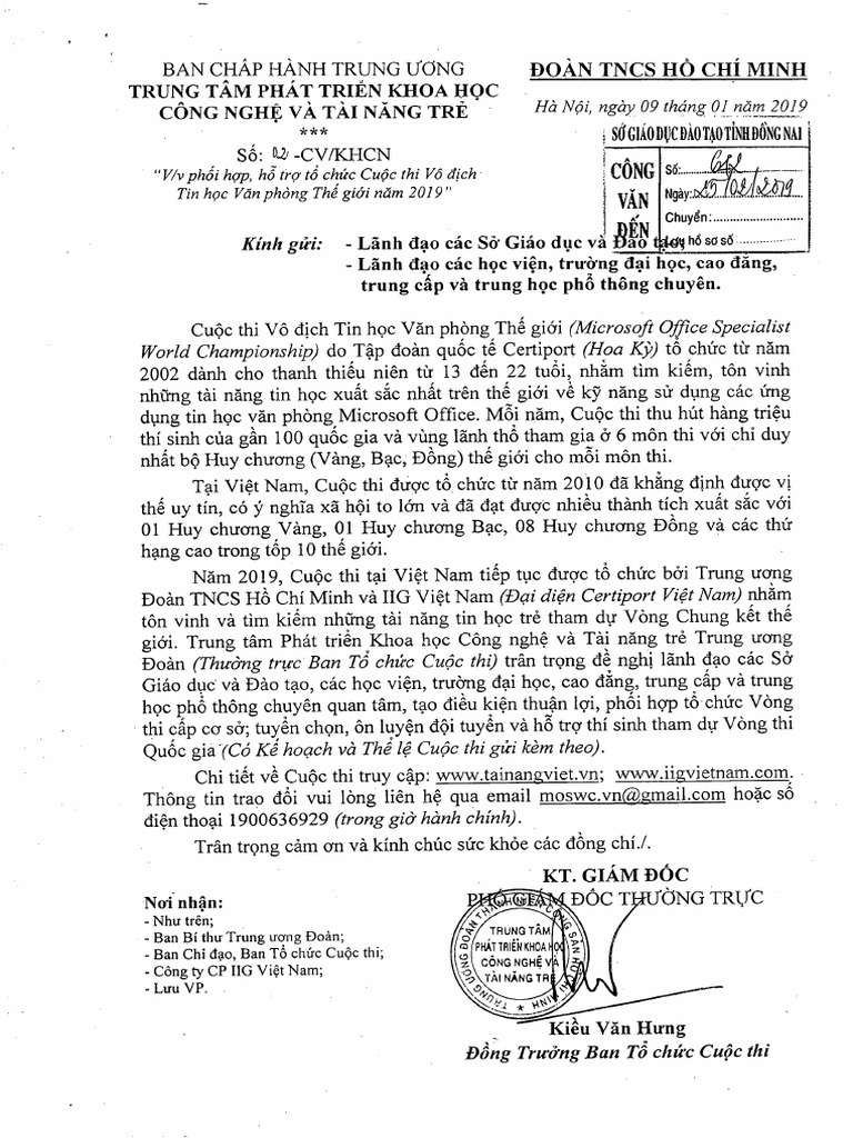 c-642-2019-1 - VO DINH TIN HOC VAN PHONG | PDF