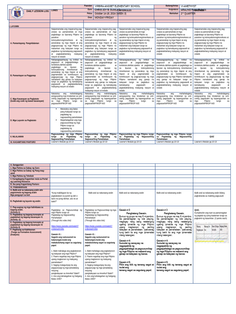 GR.6 DLL-AP-WK 3-Q2 | PDF