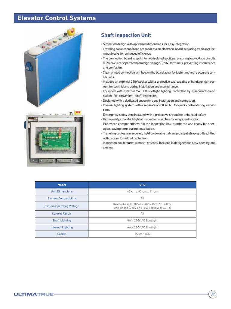 Elevator Control Systems and Solutions Final_37 | PDF | Mains ...