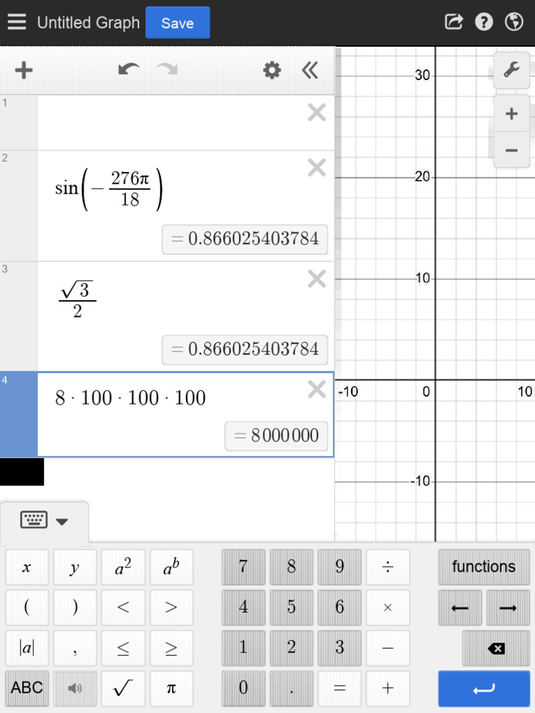 Desmos Graphing Calculator 9 | PDF