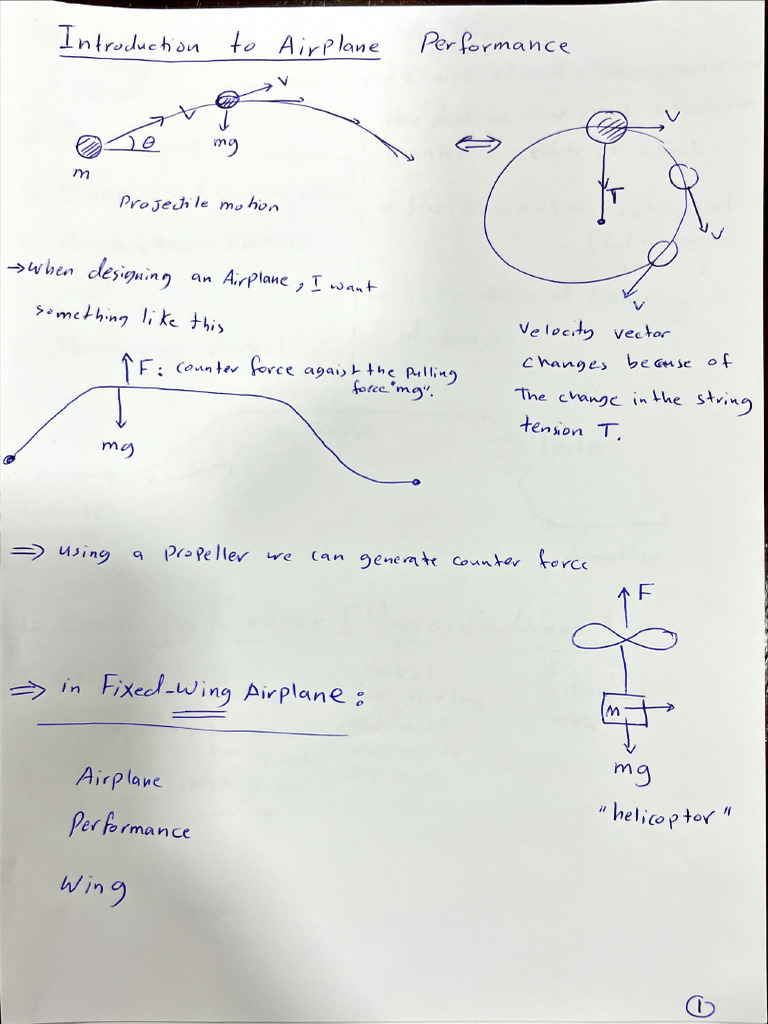 CH 2+3 Introduction To Airplane Performance Part I | PDF