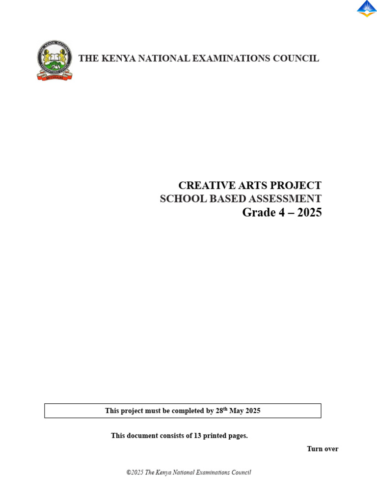 Creative Grade 4 Project 2025 | PDF | Knot | Learning