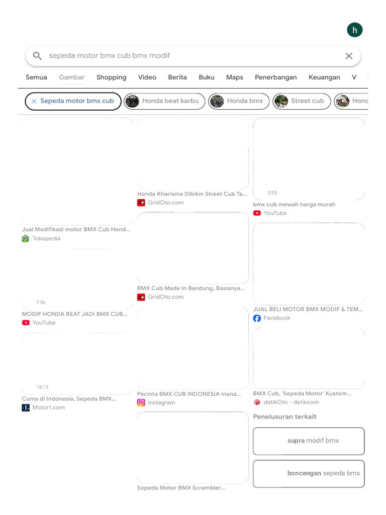 sepeda motor bmx cub bmx modif - Penelusuran Google | PDF