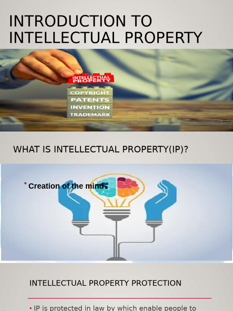 Understanding Intellectual Property Basics | PDF | Intellectual ...