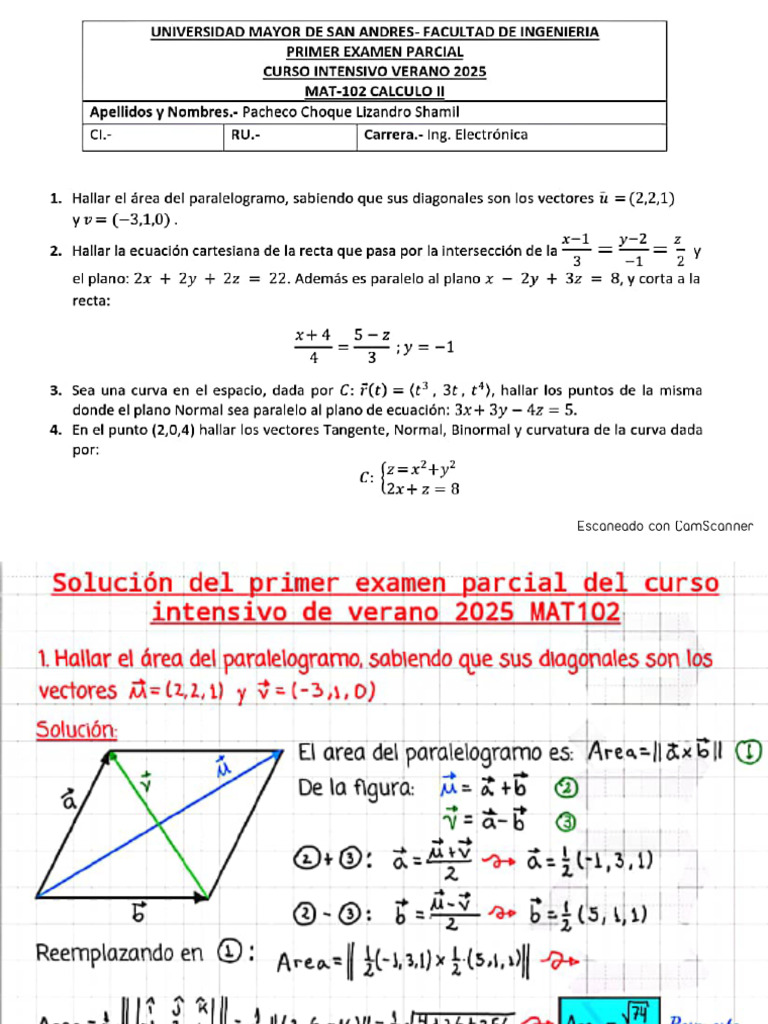 Mat102-1p-(1)2025 Aux. Lizandro | PDF