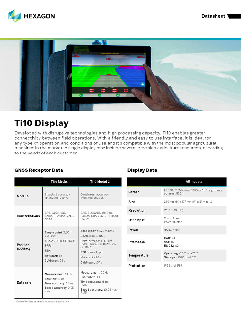 Hexagon AG Data Sheet Ti10 en 2023 | PDF | Computer Engineering | Computing
