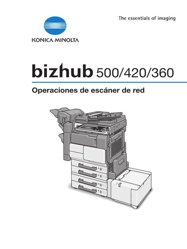 Bizhub-500-420-360 PH3 Um Scanner Es 1-1-1 | PDF | Transport Layer ...