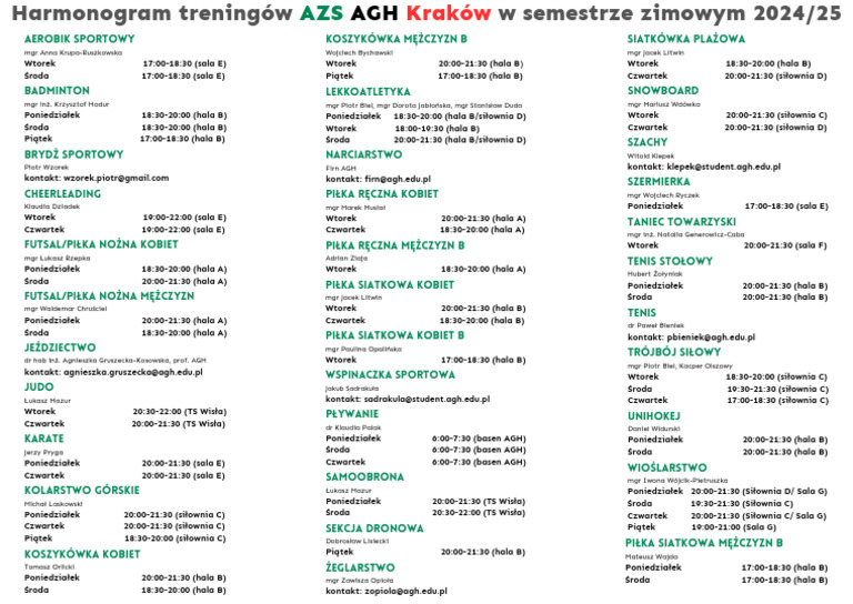 Harmonogram Pop | PDF