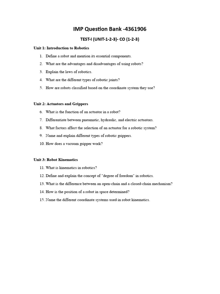 IMP Question Bank-RIA Sub-4361906 - 250304 - 150652 | PDF