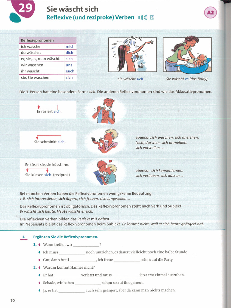 29 - Reflexive Und Reziproke Verben | PDF