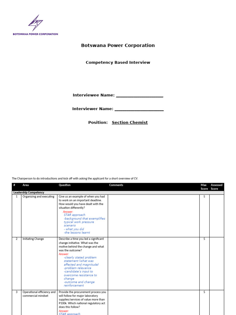 Section Interview Questions | PDF | Detection Limit | Physical Sciences