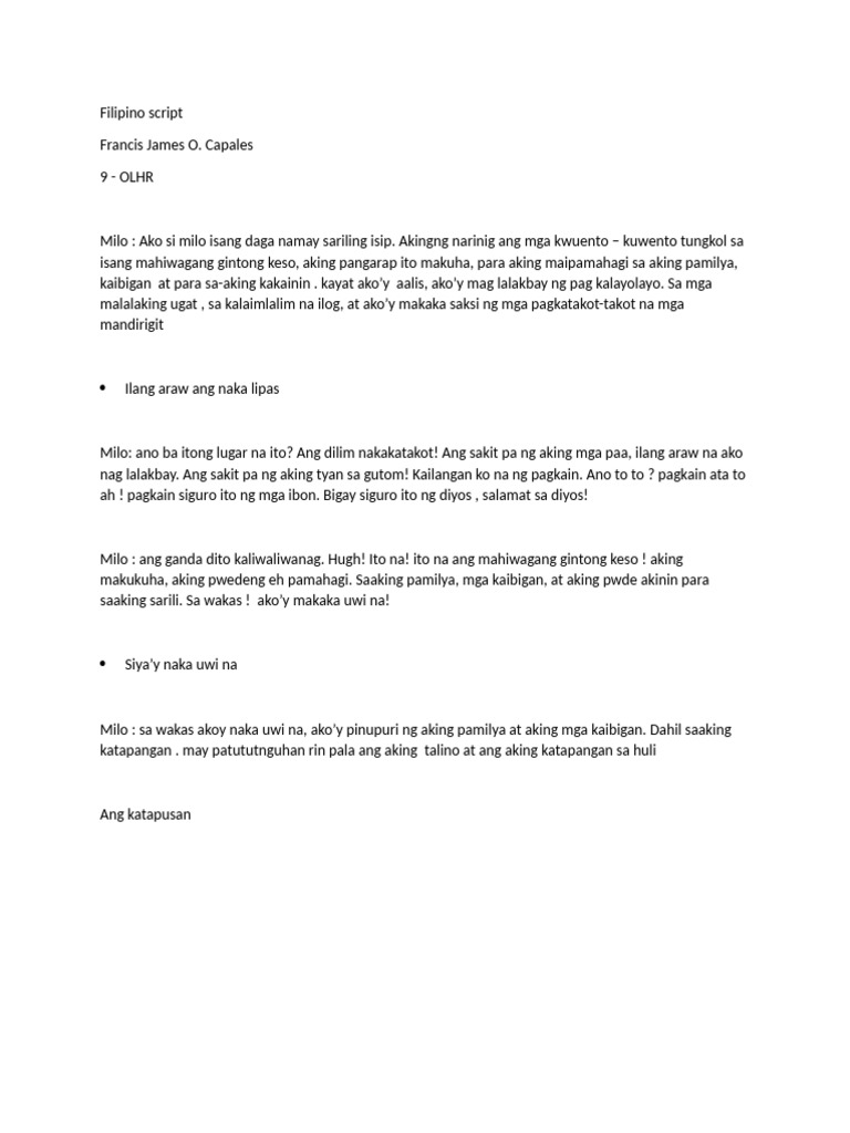Filipino Script | PDF