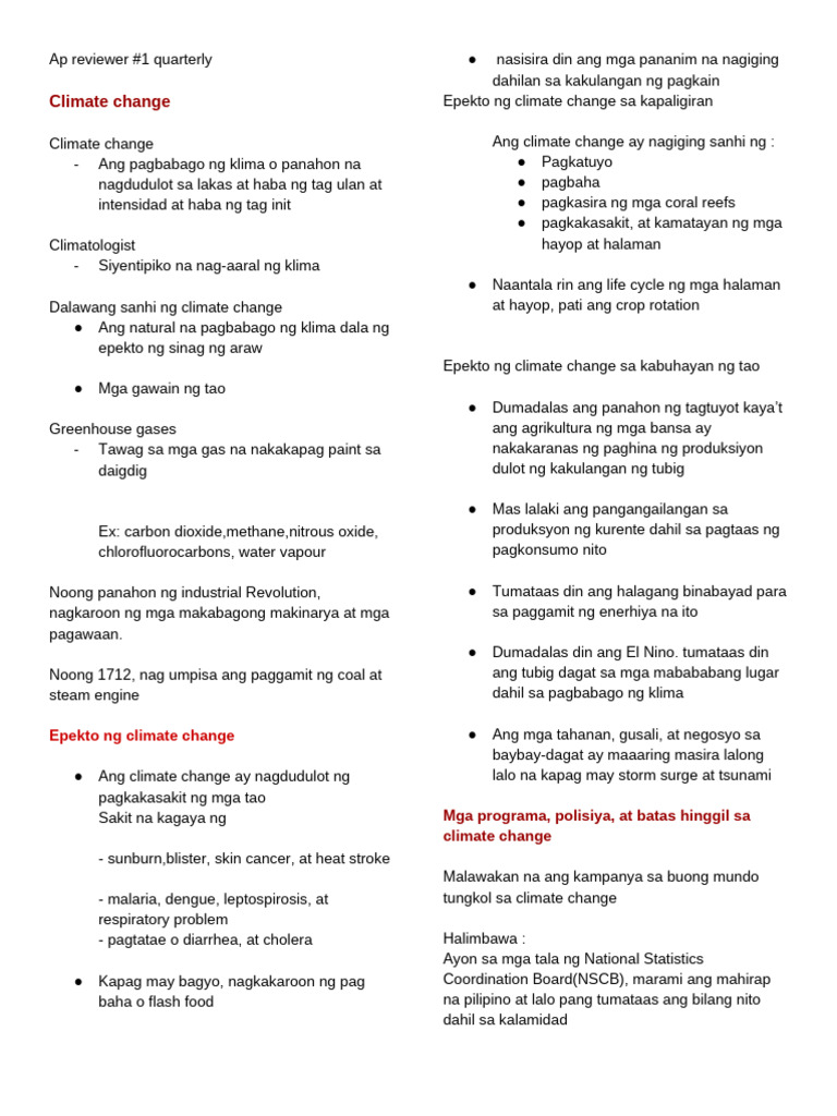 Ap Reviewer #1 Quarterly | PDF