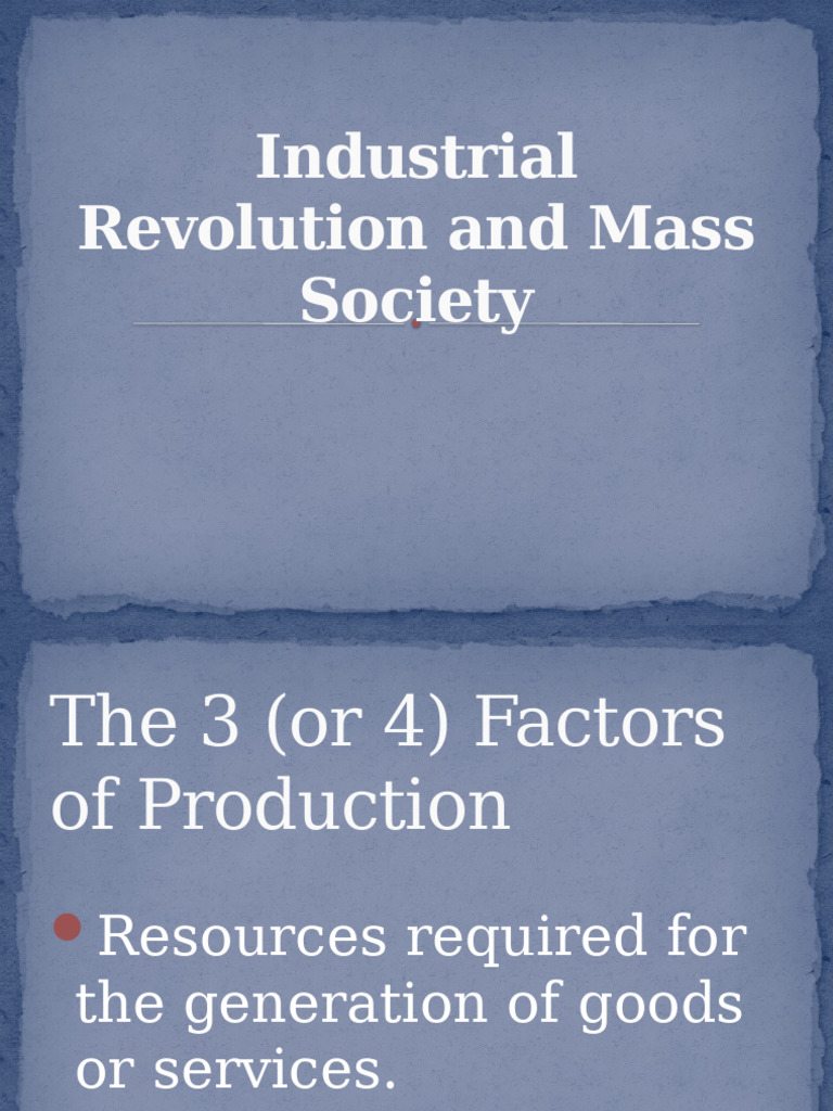 5.5 9+Industrial+Revolution | PDF | Working Class | The Communist Manifesto