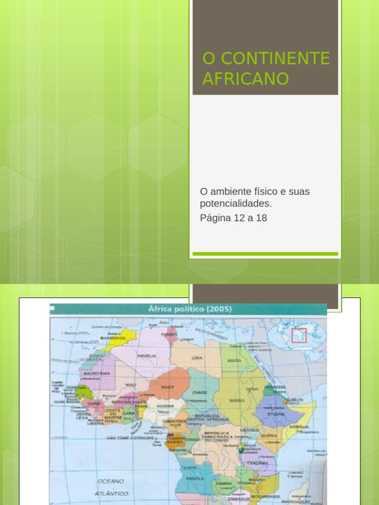 Continente Africano | PDF | África | Deserto