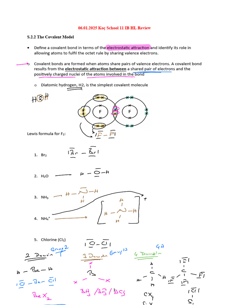 11 IB 06.01.2025 - HL End of Semester Exam Material | PDF | Chemical ...