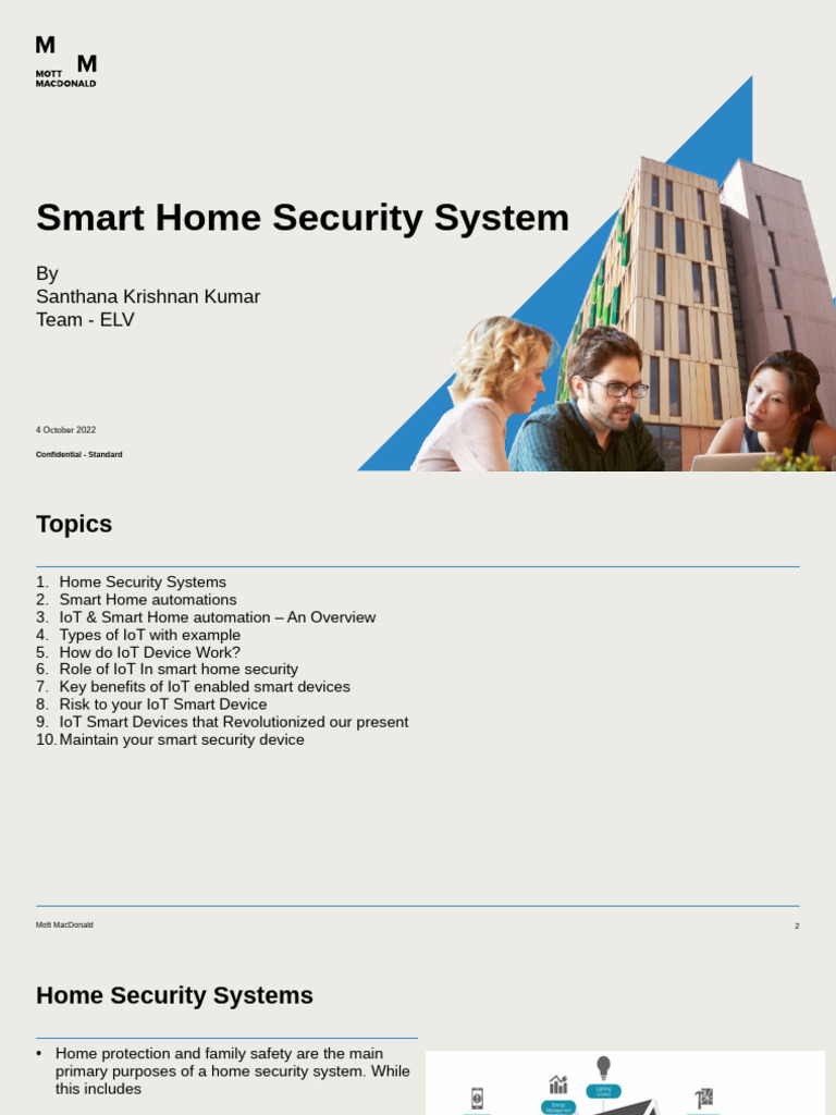 Smart Home Security System | PDF | Internet Of Things | Computer Security
