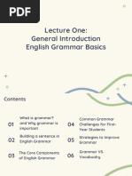 Basic English Grammar - A Beginner's Guide | PDF