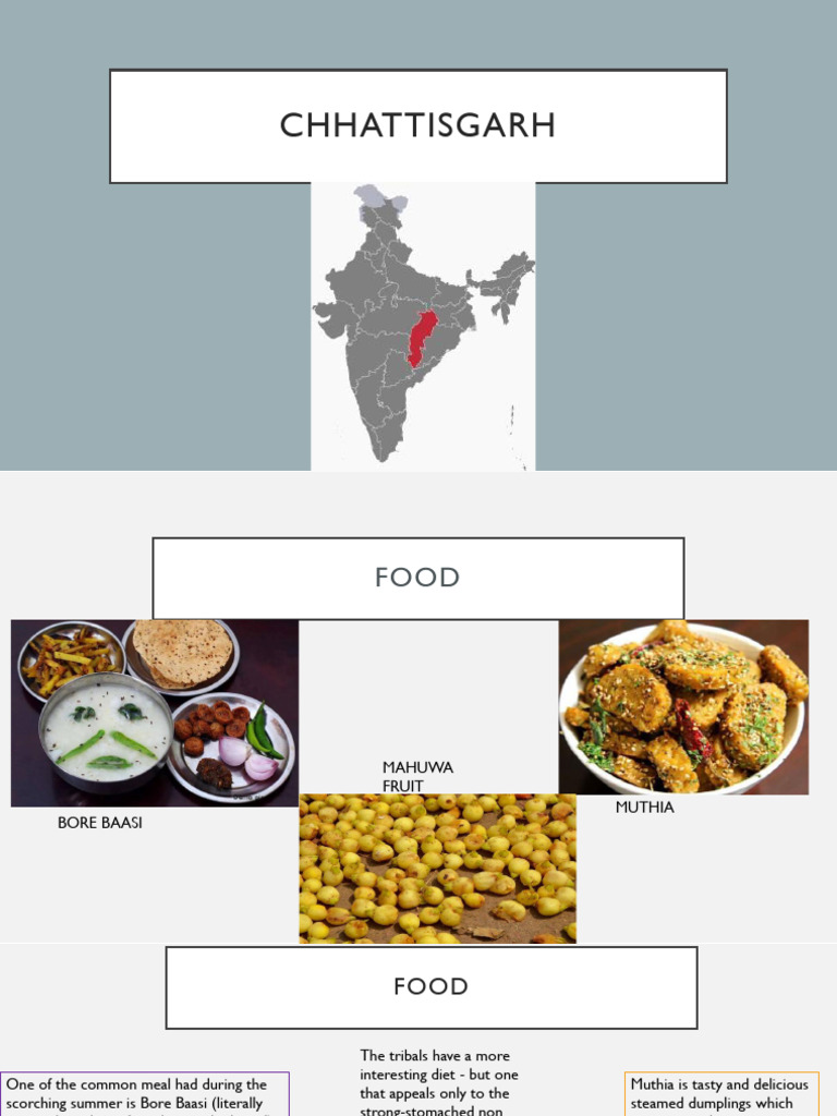 Chhattisgarh's Traditional Cuisine and Culture | PDF