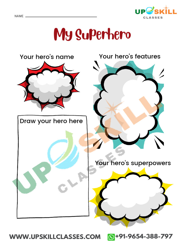 Create A Superhero - UpSkill Classes | PDF