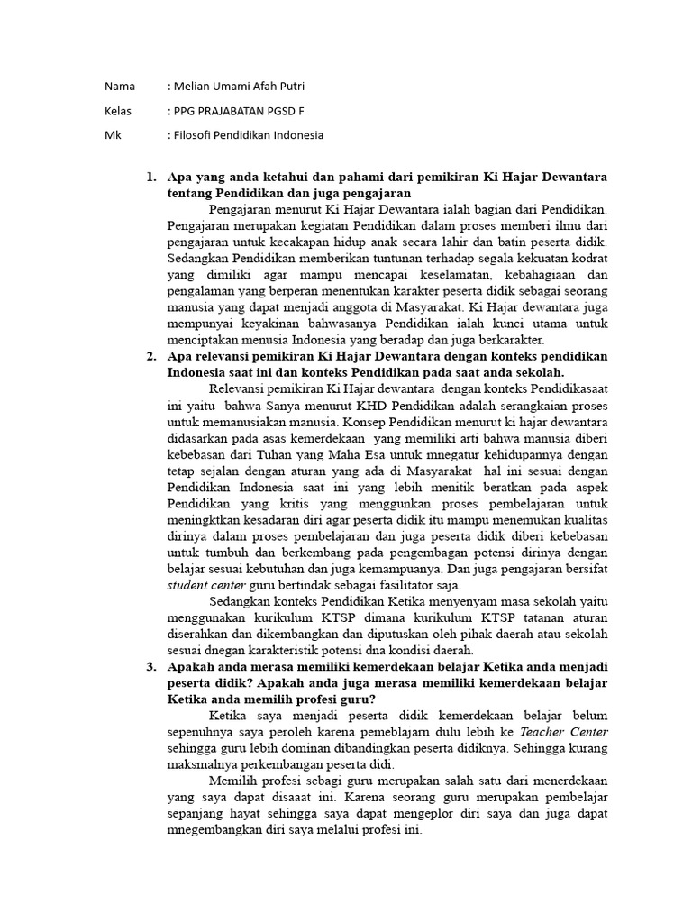 mulai dari diri topik 2 FPI (Melian Umami ) | PDF