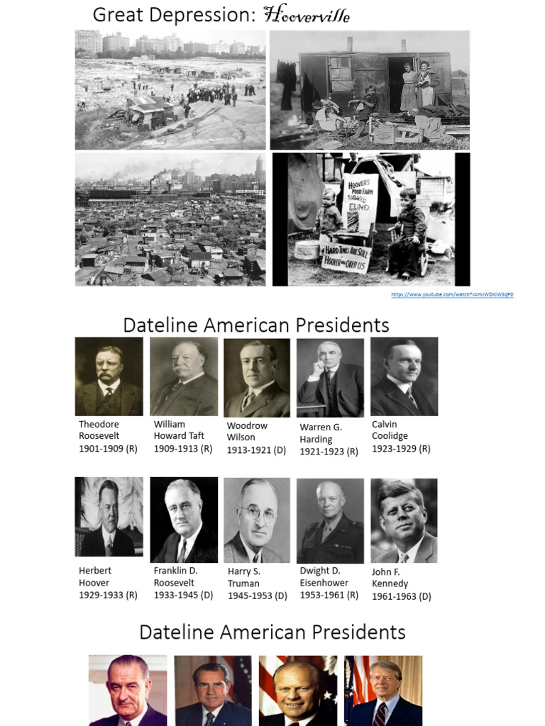 Hoovervilles During the Great Depression | PDF