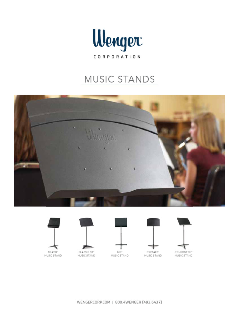Wenger - Music Stands | PDF | Desk