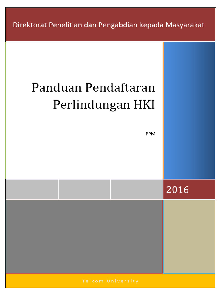 Panduan HKI 2016 (DRAFT) - 1 PPM | PDF