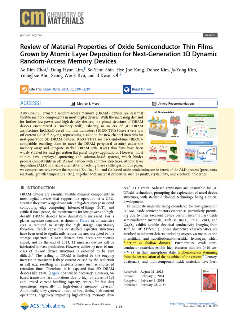 review-of-material-properties-of-oxide-semiconductor-thin-films-grown-by-atomic-layer-deposition ...