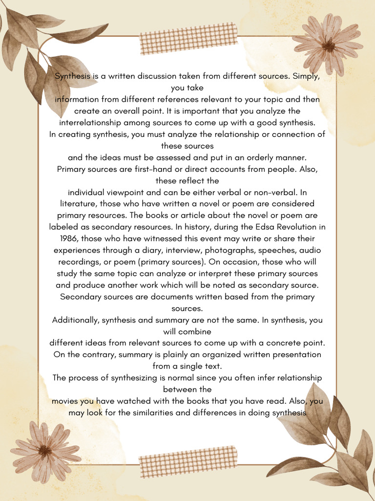 Brown Vintage Simple Blank Page Border A4 PDF | PDF | Essays | Human Communication